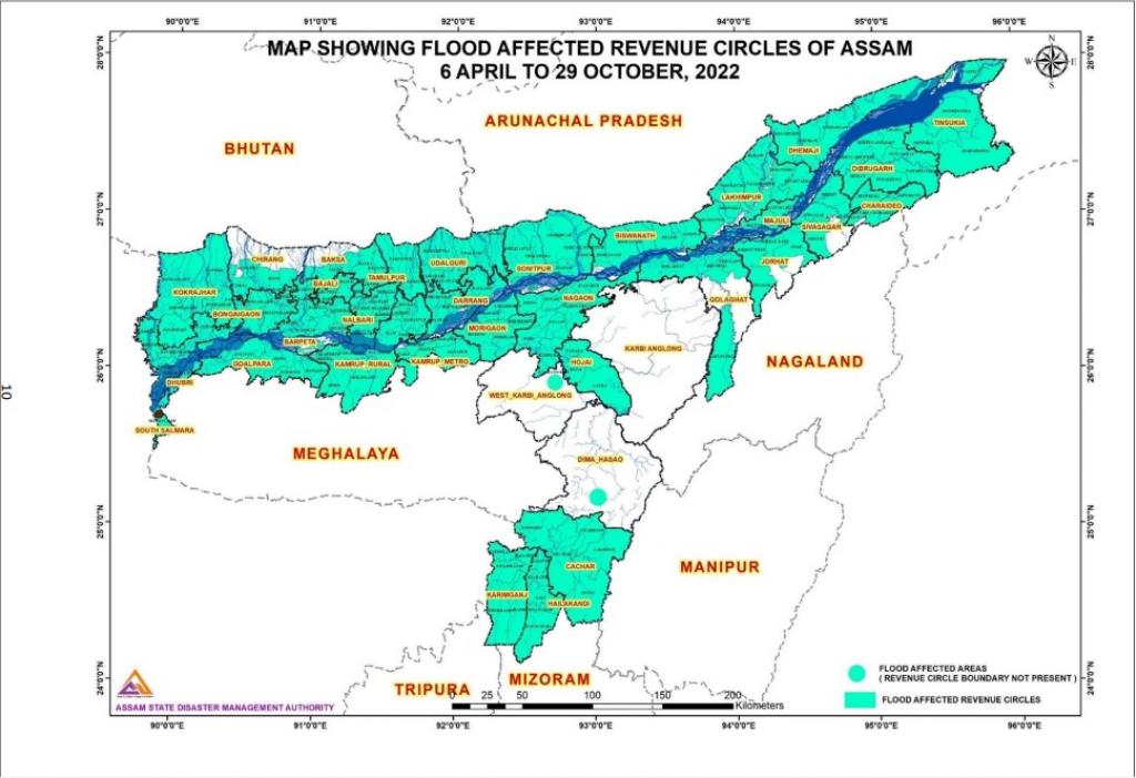 Climate impact expanding flooding period in Assam: Seven months of ...